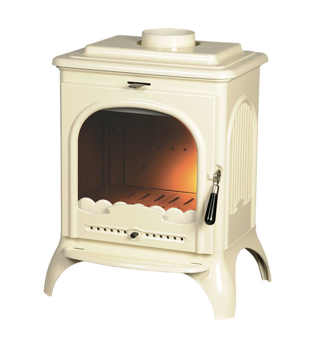 Invicta Seville 2 Ivory Enamel 7kW Wood Burning Ecodesign Stove – The ...